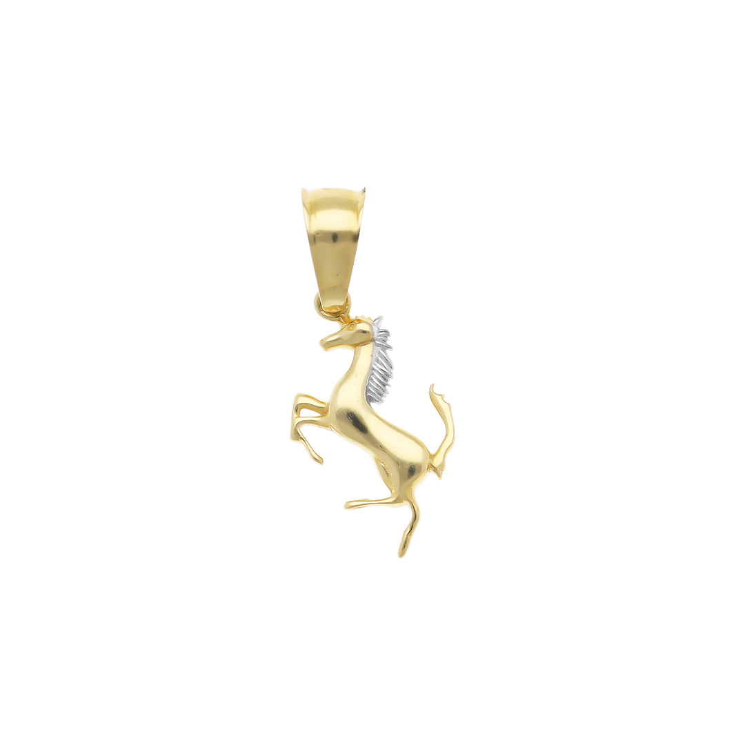 Dije en oro combinado 10K - Joyería Lunas